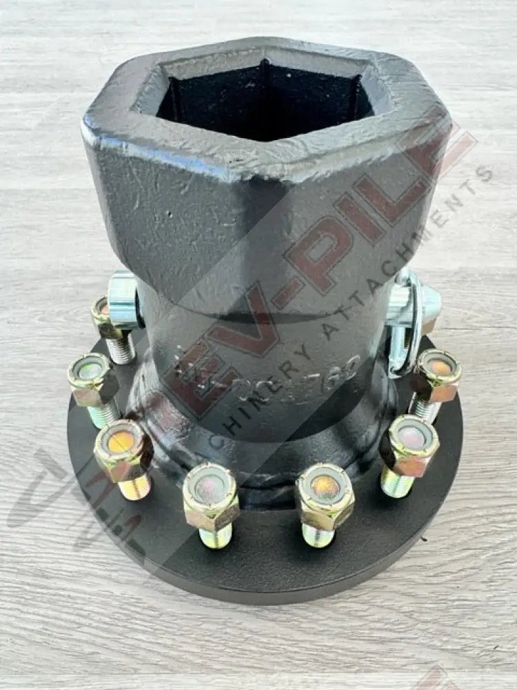 3" Hex to 12 Bolt Flange – Rev-Pile™
