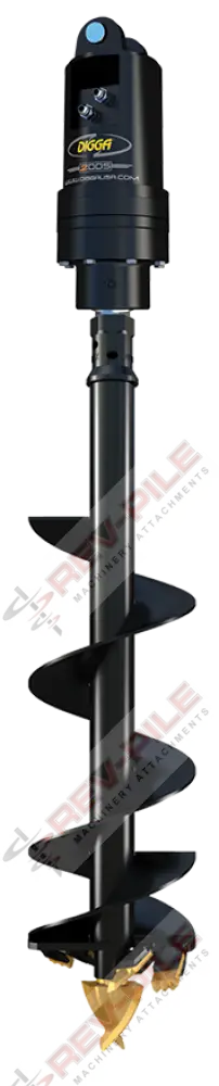 Micro Excavators Auger Drives - 650 LBS to 2T – Rev-Pile™